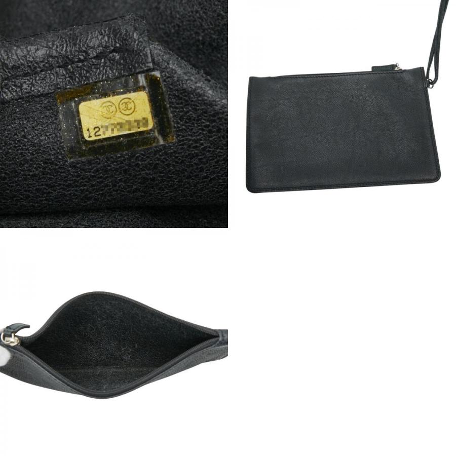 CHANEL（シャネル） カメリア チェーントートバッグ ブラック グリーン