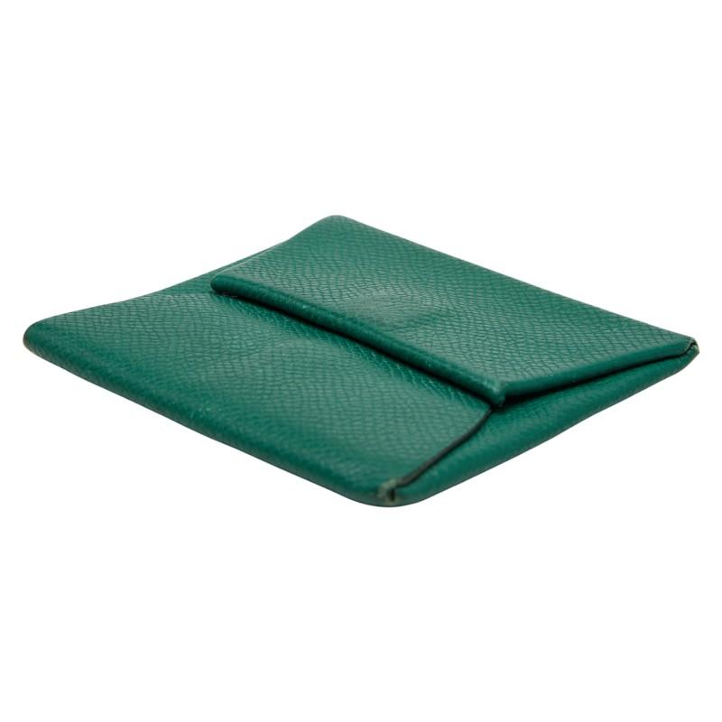 HERMES（エルメス） バスティア コインケース グリーン ヴォーエプソン