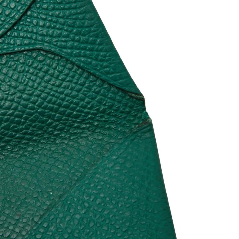 HERMES（エルメス） バスティア コインケース グリーン ヴォーエプソン