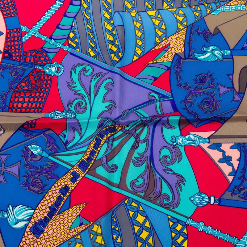 HERMES（エルメス） カレ90 Etendards et Bonnieres 旗 スカーフ