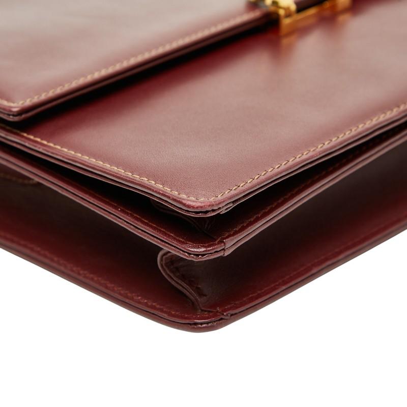 Cartier（カルティエ） 斜め掛け ショルダーバッグ ワインレッド