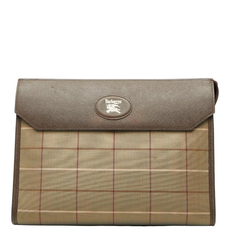 BURBERRY（バーバリー） チェック クラッチバッグ セカンドバッグ