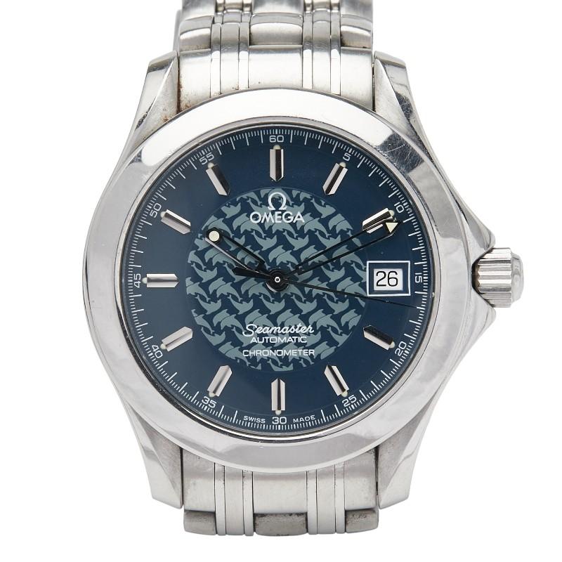 OMEGA オメガ シーマスター120 ジャック マイヨール1997 腕時計 2500.80 自動巻き ブルー文字盤 ステンレススチール メンズ 【中古】 : 銀座パリス Yahoo ...