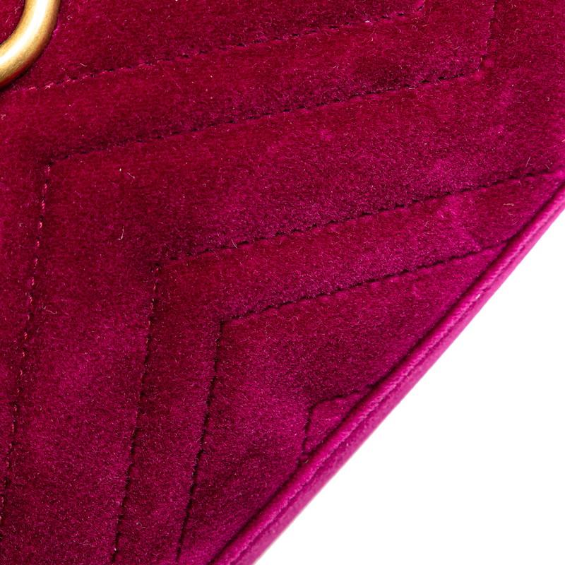 GUCCI グッチ GGマーモント ショルダーバッグ 447682 パープル ベロア レザー レディース 【中古】 : 銀座パリス Yahoo ...