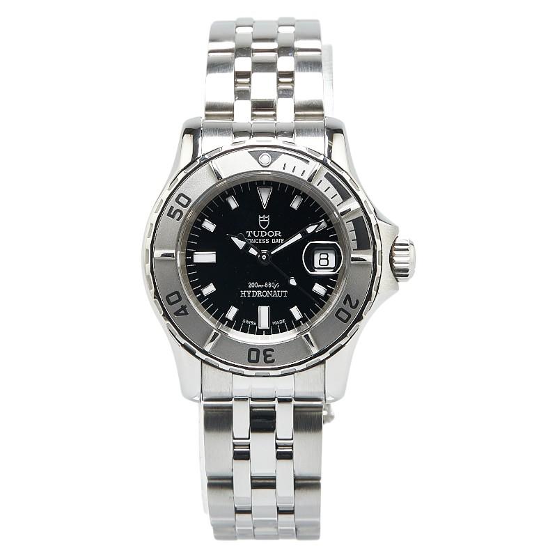 TUDOR チュードル ハイドロノート 腕時計 99090 自動巻き ブラック文字盤 ステンレススチール レディース 【中古】 : 銀座パリス ...