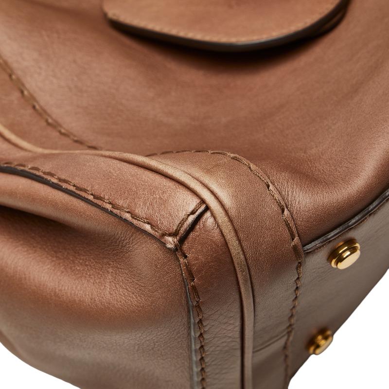 グッチ GG トートバッグ ハンドバッグ 247183 ブラウン レザー レディース GUCCI 【中古】 :219-21440:銀座パリス ...