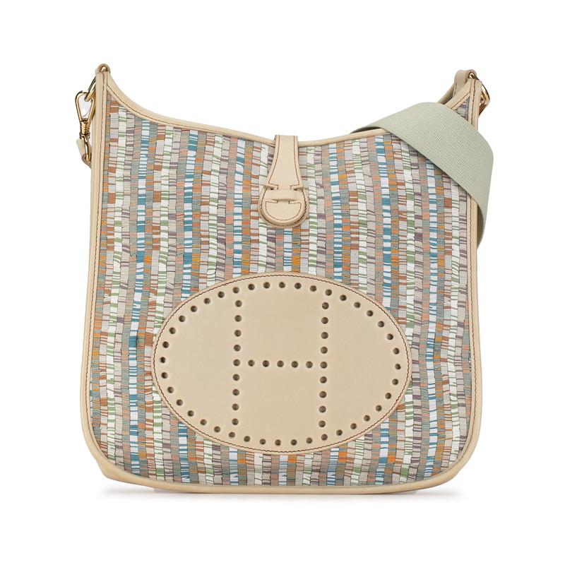 HERMES（エルメス） エヴリン1PM 斜め掛け ショルダーバッグ ベージュ マルチカラー ヴィブラート レザー レディース 【中古】 : 銀座パリス Yahoo!ショッピング店 - 通販 ...