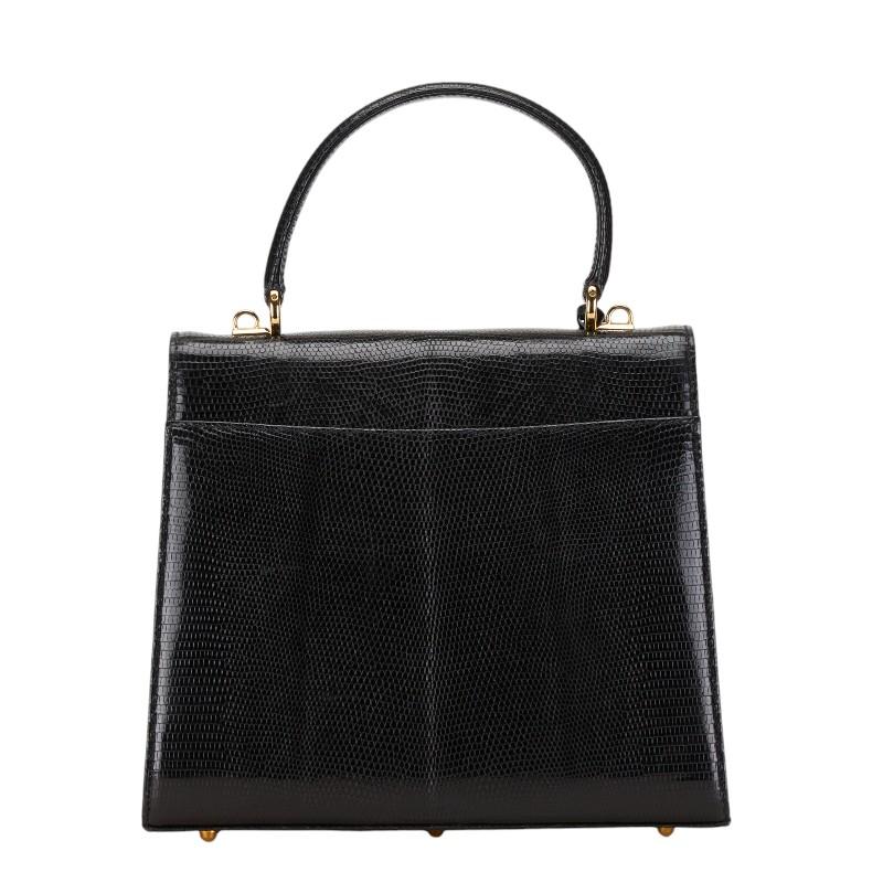 グッチ レディロック ハンドバッグ ショルダーバッグ 2WAY 000 2026 0258 ブラック レザー レディース GUCCI 【中古 ...