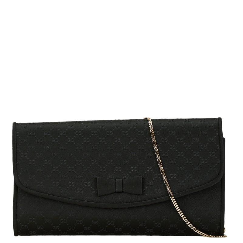 GUCCI グッチ GG リボン フォーマル チェーン ショルダーバッグ GUCCI グッチ GG リボン フォーマル チェーン ショルダーバッグ