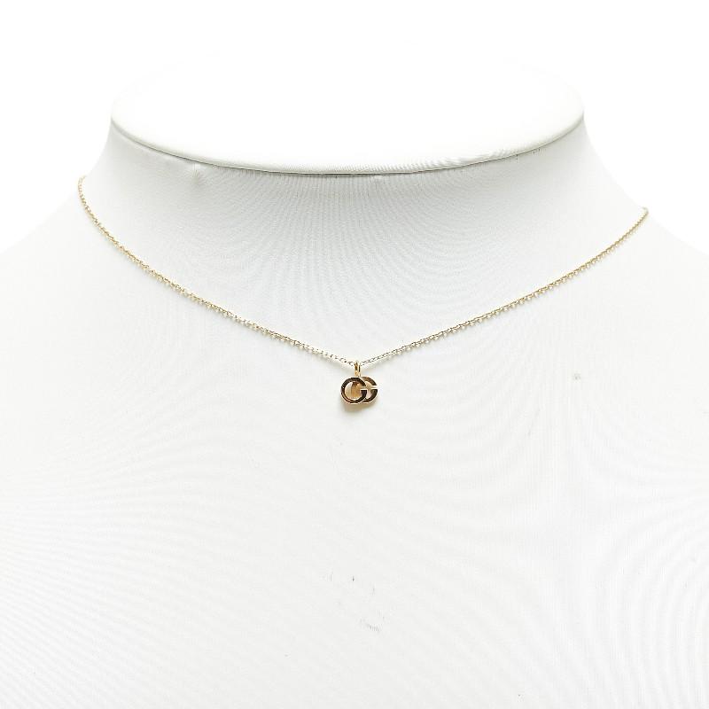 GUCCI グッチ ダブルG ネックレス K18YG イエローゴールド GUCCI グッチ ダブルG ネックレス K18YG イエローゴールド