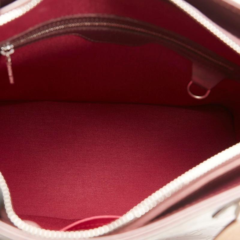 LOUIS VUITTON ルイ ヴィトン モノグラム マット ストックトン ハンドバッグ M55116 ヴィオレ パープル レザー ...