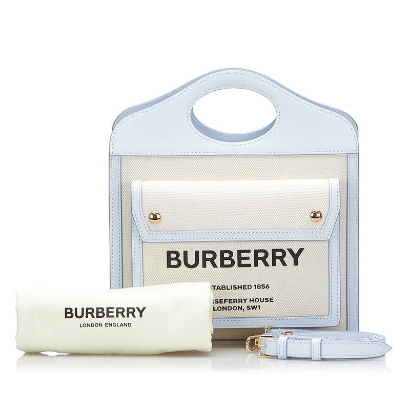 BURBERRY バーバリー ミニ ツートン ハンドバッグ ショルダー BURBERRY バーバリー ミニ ツートン ハンドバッグ ショルダー