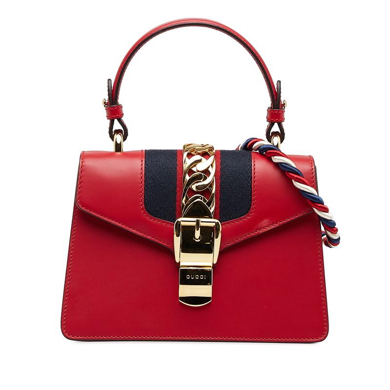 GUCCI グッチ シルヴィ ハンドバッグ ショルダーバッグ 2WAY GUCCI グッチ シルヴィ ハンドバッグ ショルダーバッグ 2WAY