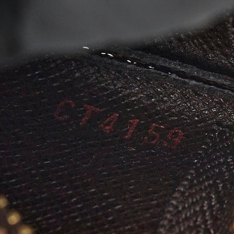 LOUIS VUITTON ルイ ヴィトン ダミエ ポシェット クレ コインケース キーケース 小銭入れ N62658 ブラウン PVC レザー 【中古】 : 銀座パリス Yahoo ...