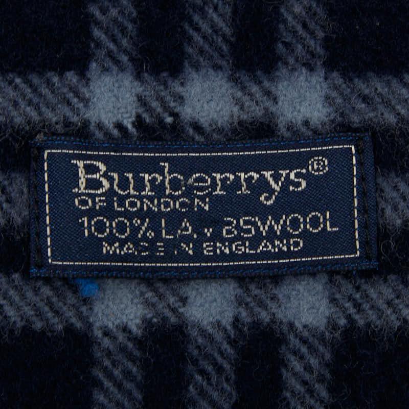 BURBERRY（バーバリー） ノバチェック マフラー ネイビー レッド