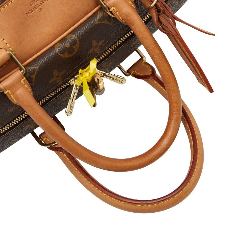 ルイ ヴィトン モノグラム ドーヴィル ハンドバッグ M47270 ブラウン PVC レザー レディース LOUIS VUITTON 【中古】 LOUIS VUITTON（ルイ・ヴィトン） ルイ ヴィトン モノグラム