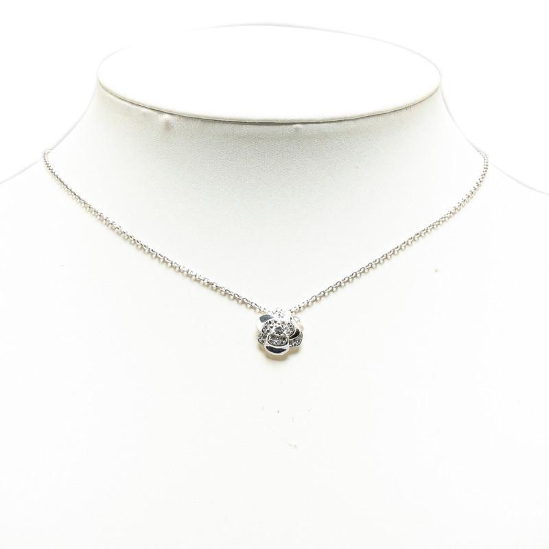 CHANEL シャネル カメリア パヴェ ダイヤモンド ネックレス CHANEL シャネル カメリア パヴェ ダイヤモンド ネックレス