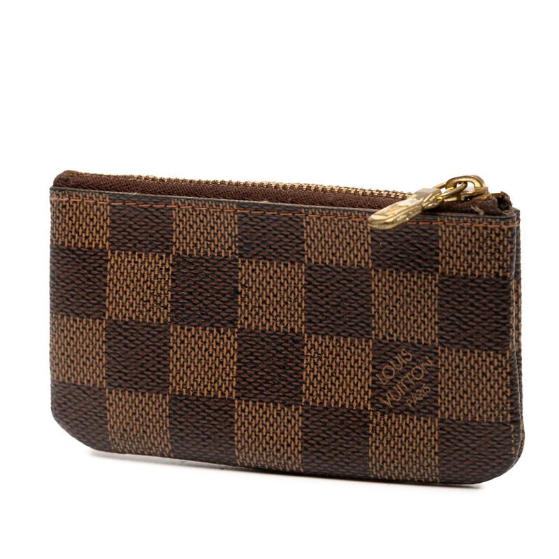 LOUIS VUITTON ルイ ヴィトン ダミエ ポシェット クレ コインケース キーケース N62658 ブラウン PVC レザー レディース 【中古】 : 銀座パリス Yahoo ...
