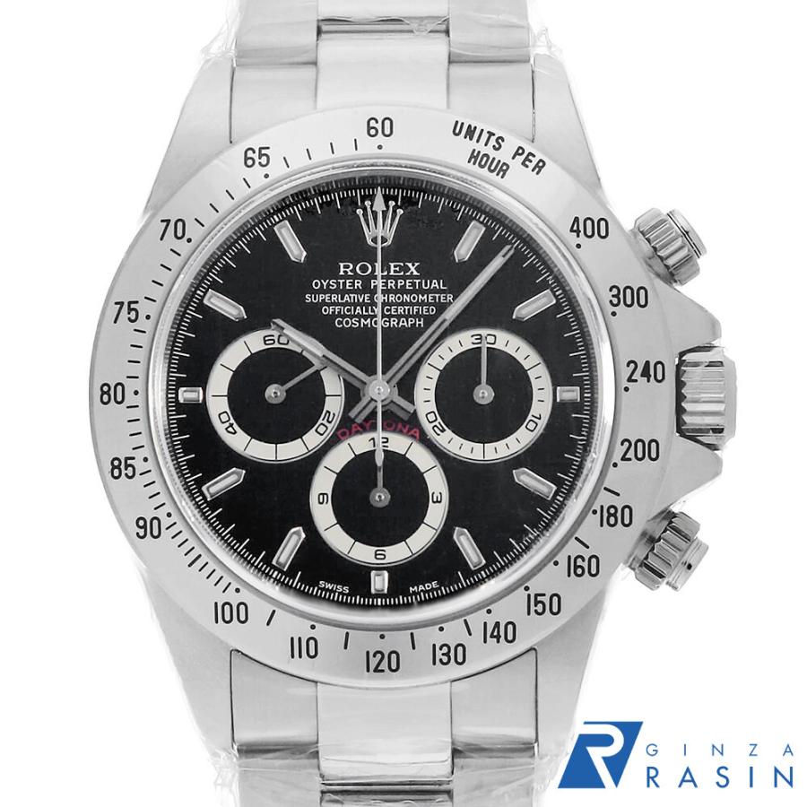 ROLEX ロレックス デイトナ 16520 ブラック A番 未使用 メンズ 腕時計 : GINZA RASIN ヤフー店 - 通販 - Yahoo!ショッピング