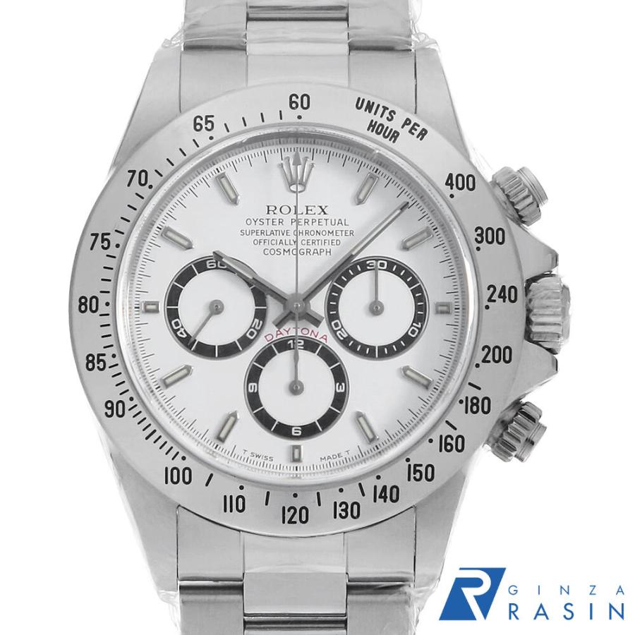 ROLEX ロレックス コスモグラフ デイトナ 16520 ホワイト U番 未使用 メンズ 腕時計 : GINZA RASIN ヤフー店 ...