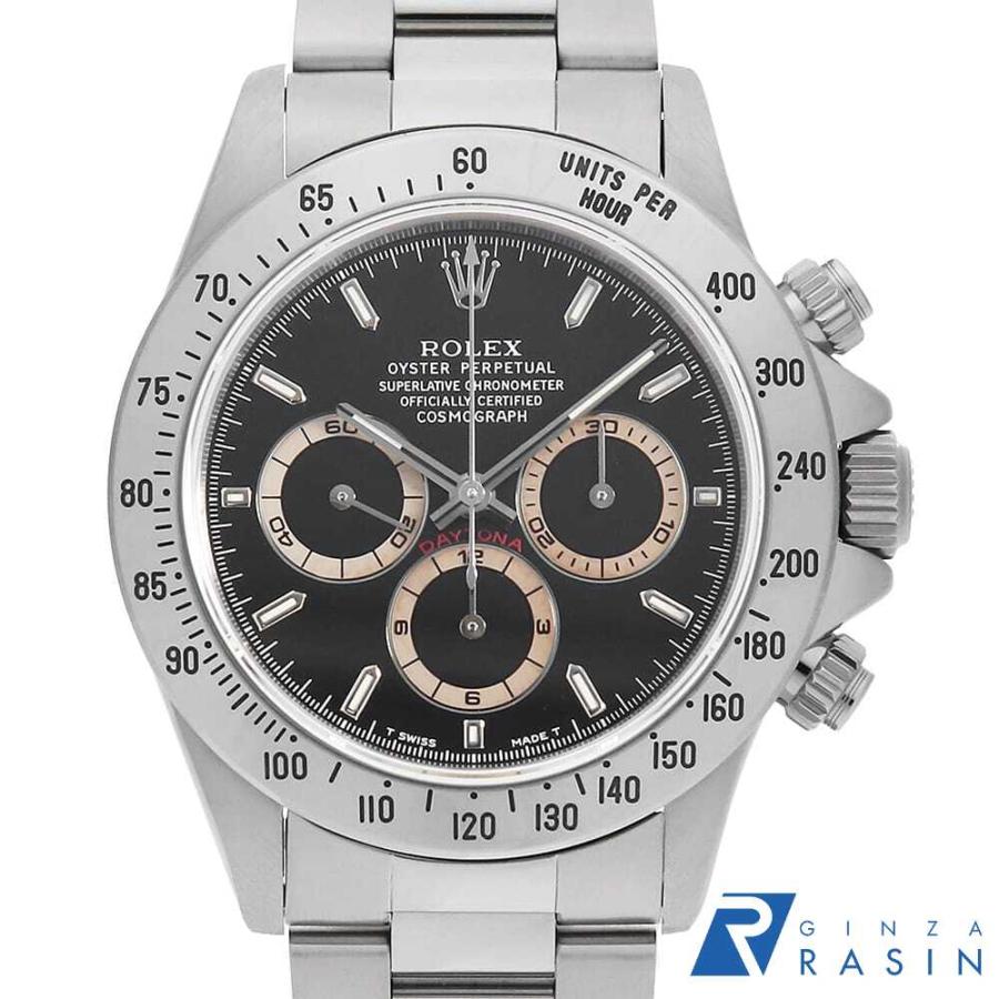 ROLEX ロレックス デイトナ 16520 ブラック オールトリチウム W番 中古 メンズ 腕時計 : GINZA RASIN ヤフー店 ...