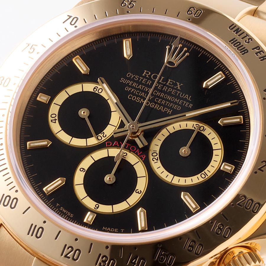 ロレックス デイトナ 16528 ブラック 逆6文字盤 W番 中古 メンズ 腕時計 : u-16528bk-4 : GINZA RASIN ...