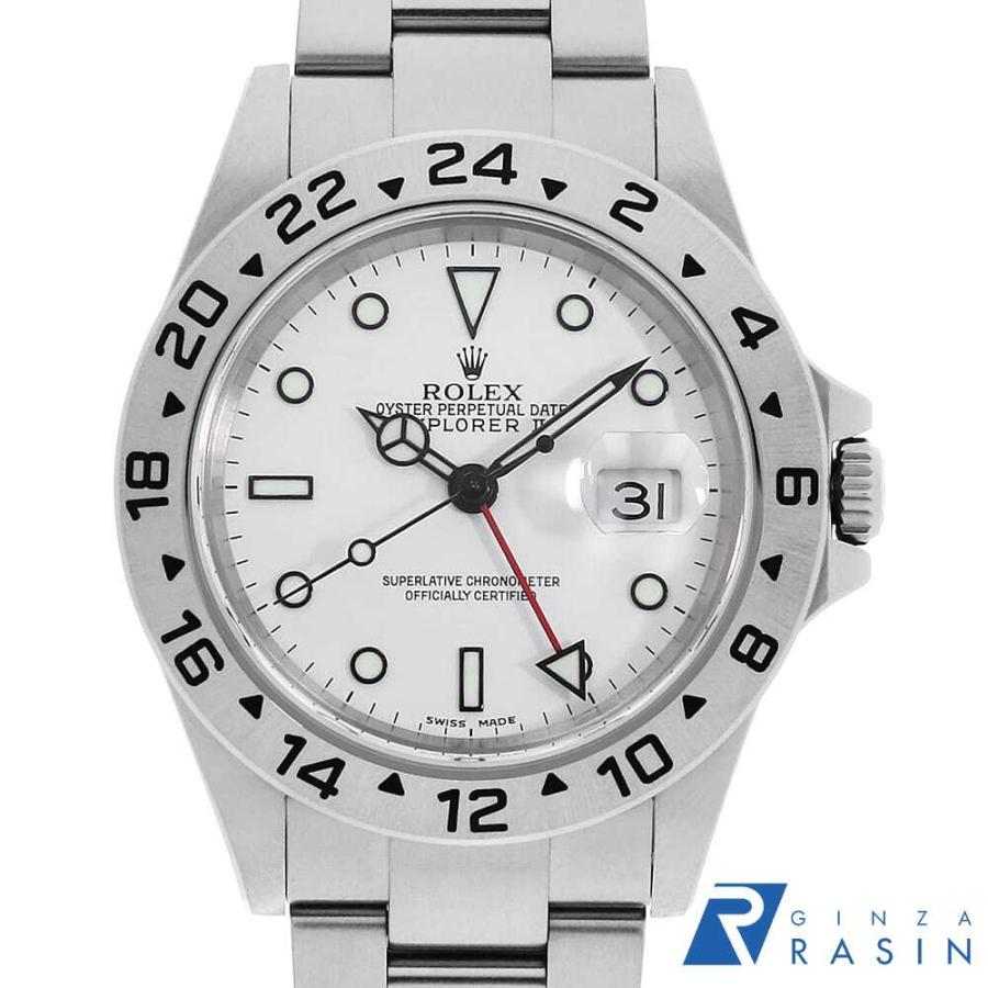 ロレックス エクスプローラーII 16570 ホワイト Y番 中古 メンズ 腕時計 : u-16570wh-19 : GINZA RASIN ヤフー店 - 通販 - Yahoo!ショッピング