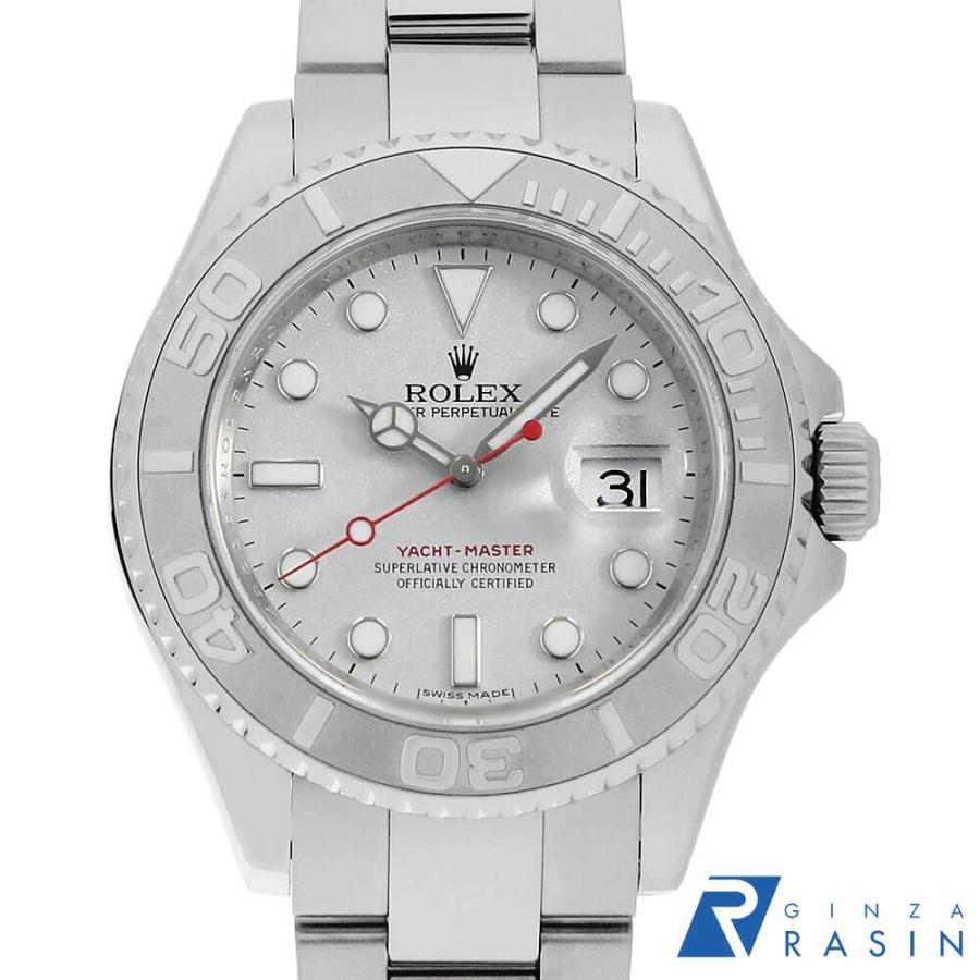 ROLEX ロレックス ヨットマスター 16622 シルバー ランダム番 中古 メンズ 腕時計 : GINZA RASIN ヤフー店 - 通販 ...