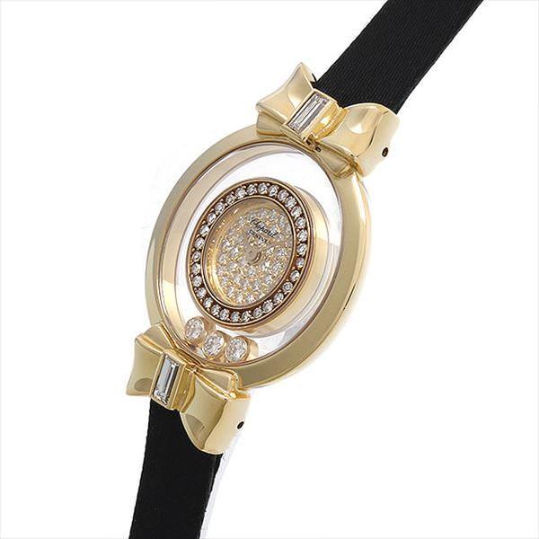 Chopard ショパール ハッピーダイヤモンド リボン 20/5334 中古 レディース 腕時計 : GINZA RASIN ヤフー店 - 通販 - Yahoo!ショッピング