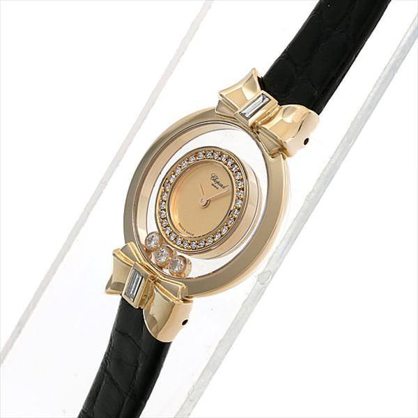 ショパール ハッピーダイヤモンド リボン 20/5334 中古 レディース 腕時計 : u-205334ch : GINZA RASIN ヤフー店 - 通販 - Yahoo!ショッピング