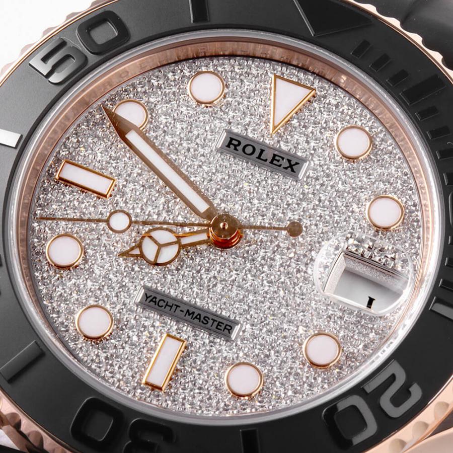 ROLEX（ロレックス） ヨットマスター37 268655 ダイヤモンド ランダム番 中古 メンズ 腕時計 : GINZA RASIN ヤフー ...