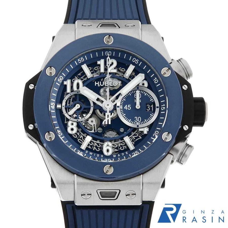 ビッグバン ウブロ ビックバン ウニコ チタニウム ブルーセラミック 421.NL.5170.RX 中古 メンズ 腕時計 : GINZA RASIN ヤフー店 - 通販 - Yahoo!ショッピング
