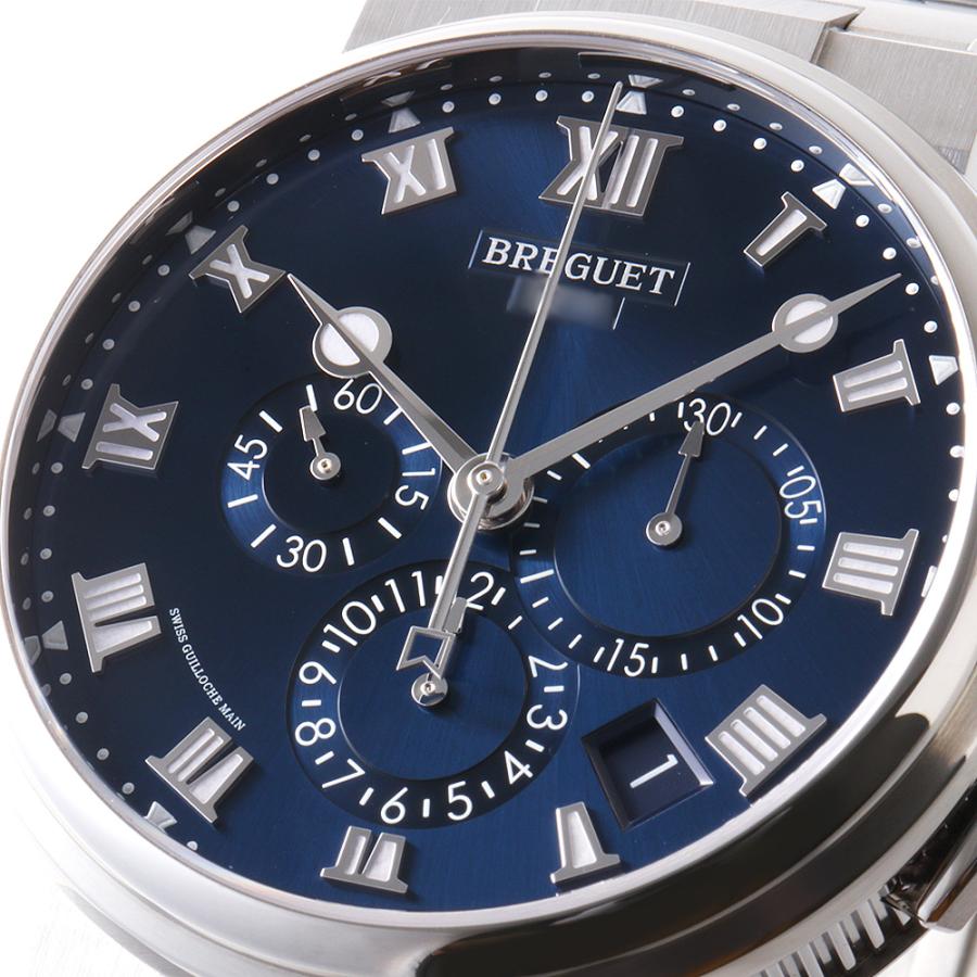 ブレゲ マリーン クロノグラフ 5527TI/Y1/TW0 中古 メンズ 腕時計 : u-5527tiy1tw0-3 : GINZA RASIN ヤフー店 - 通販 - Yahoo!ショッピング