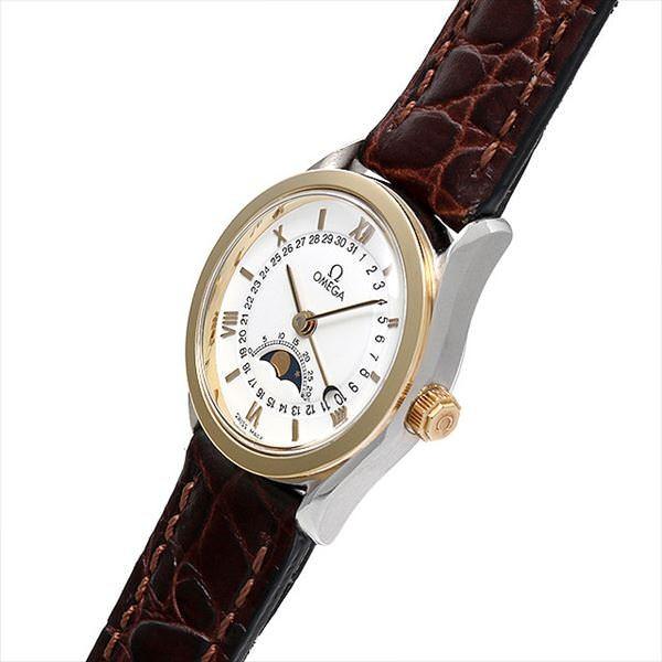 OMEGA オメガ ポインターデイト ムーンフェイズ Cal.2685 566.0286.766.0886 中古 レディース 腕時計 ...