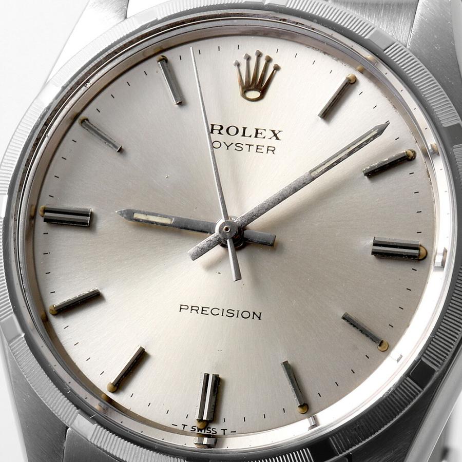 ROLEX ロレックス オイスター プレシジョン 6427 シルバー 24番 中古 メンズ 腕時計 : GINZA RASIN ヤフー店 ...