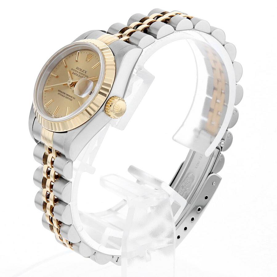 ROLEX ロレックス デイトジャスト 69173 シャンパン バー W番 中古 レディース 腕時計 : GINZA RASIN ヤフー店 - 通販 - Yahoo!ショッピング