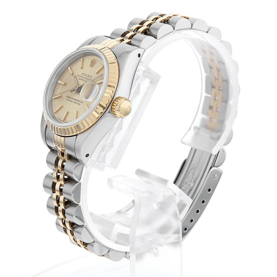 ROLEX ロレックス デイトジャスト 69173 シャンパン バー E番 中古 レディース 腕時計 : GINZA RASIN ヤフー店 - 通販 - Yahoo!ショッピング
