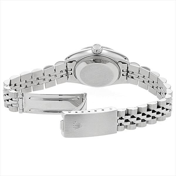 オイスター パーペチュアル ロレックス オイスターパーペチュアル デイト 69190 シルバー/バー/5列/ジュビリーブレス 82番 中古 レディース 腕時計 : GINZA RASIN ...