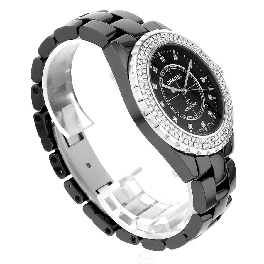CHANEL シャネル J12 黒セラミック ベゼルダイヤ H2014 中古 メンズ 腕時計 : GINZA RASIN ヤフー店 - 通販 ...