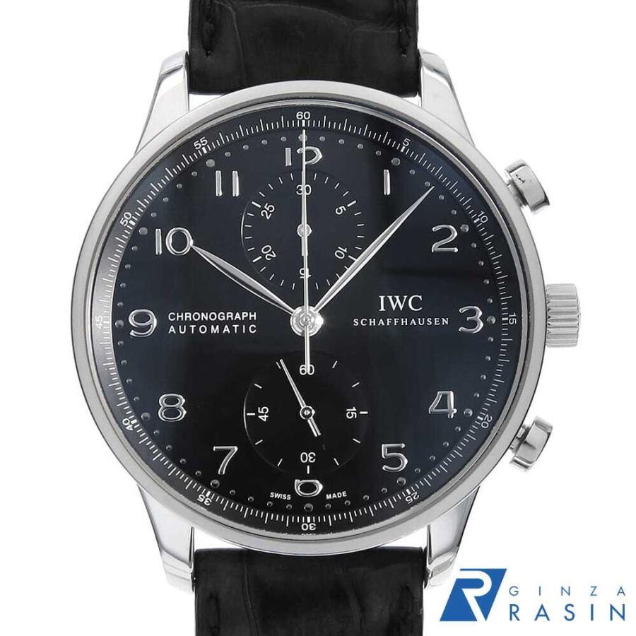 IWC SCHAFFHAUSEN ポルトギーゼ クロノグラフ IW371447 中古 メンズ 腕時計 : GINZA RASIN ヤフー店 - 通販 - Yahoo!ショッピング