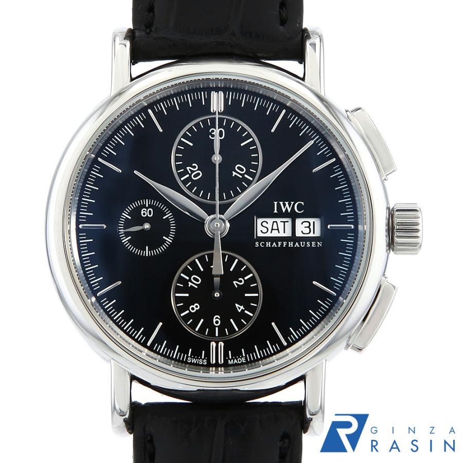 IWC SCHAFFHAUSEN（IWCシャフハウゼン） IWC ポートフィノ クロノグラフ IW378303 中古 メンズ 腕時計 ...