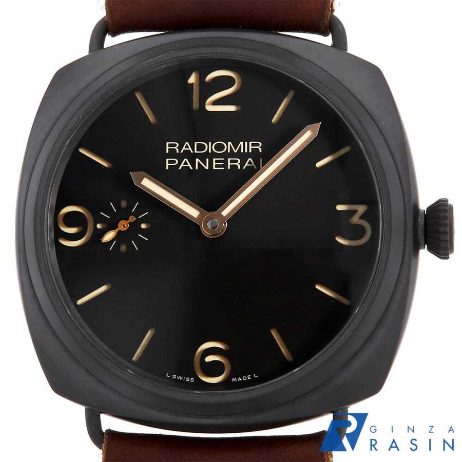 OFFICINE PANERAI パネライ ラジオミール 3DAYS PAM00504 O番 中古 メンズ 腕時計 : GINZA RASIN ...