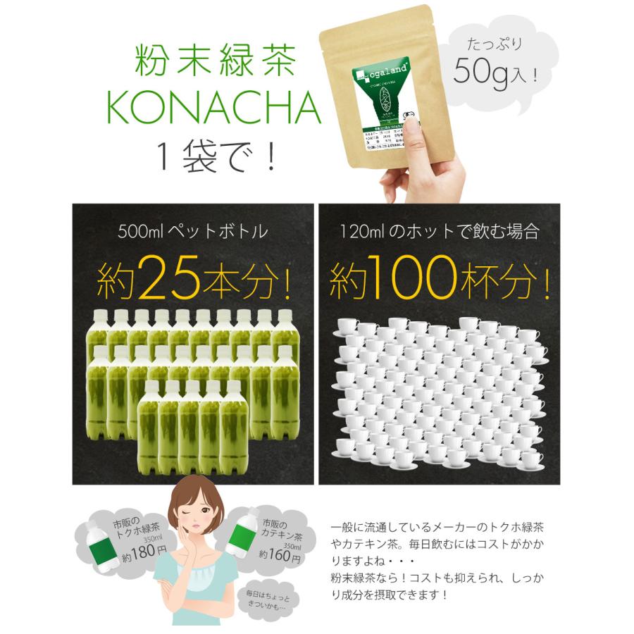 有機JAS KONACHA 50g 送料無料 お茶 抹茶 緑茶 茶葉 粉末 粉茶 有機緑茶 有機JAS協会認定 鹿児島県産 オーガニック ポイント消化 : 食べてもいいおやつの店パクぽりっ ...