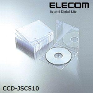 ELECOM ELECOM(エレコム) Blu-ray/DVD/CDケース（スリム/PS/1枚収納） CCD-JSCS10CR : ぎおん - 通販 - Yahoo!ショッピング
