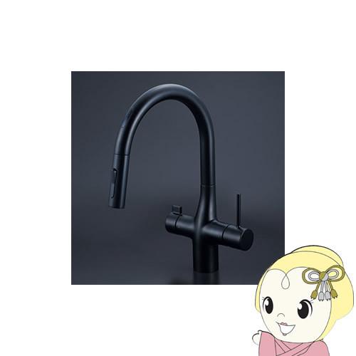 KVK [予約]【直送】 ビルトイン浄水器用シングルシャワー付混合栓（センサー）マットブラック 電池タイプ KM6091DSCECM5 : ぎおん - 通販 - Yahoo!ショッピング