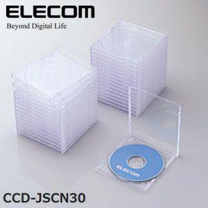 ELECOM ELECOM(エレコム) Blu-ray/DVD/CDケース（標準/PS/1枚収納） CCD-JSCN30CR : スーパーぎおん ヤフーショップ - 通販 - Yahoo!ショッピング