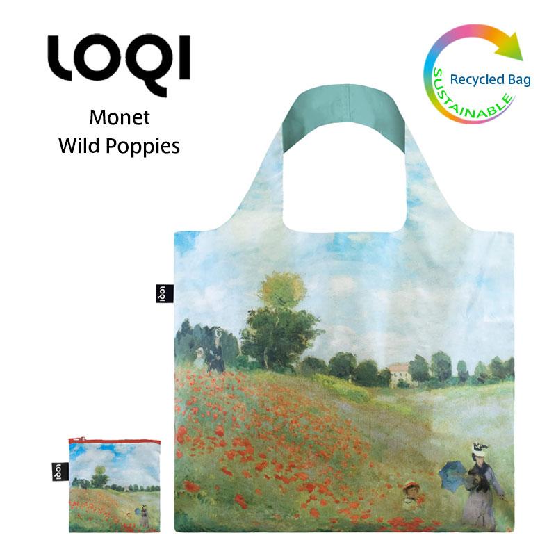 LOQI ローキー クロード モネ Monet ワイルドポピー エコバッグ リサイクル Green Circle バッグ 折りたたみ コンパクト : GISE - 通販 - Yahoo!ショッピング