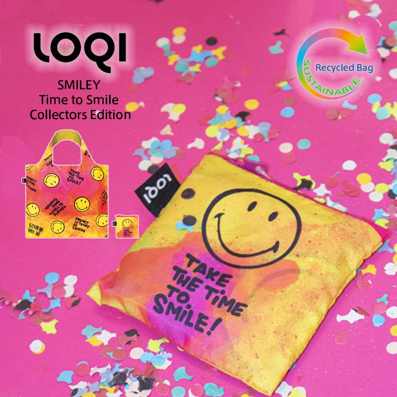 LOQI ローキー スマイリー SMILEY Time to Smile コレクターズ エディション エコバッグ リサイクル Green ...