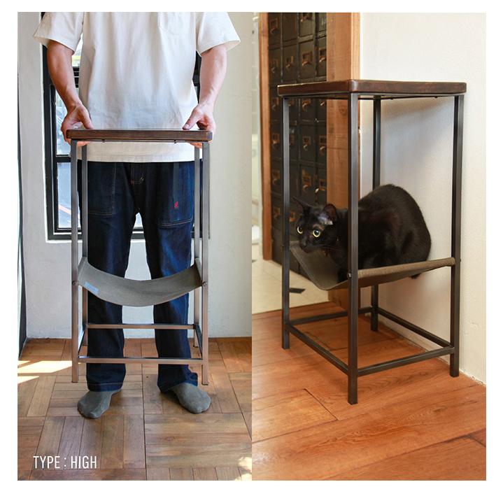 猫 ベッド キャットベッド ペットベッド サイドテーブル GROOM グルーム ハンモックテーブル ハイ : uminecco(ウミネッコ) - 通販 - Yahoo!ショッピング