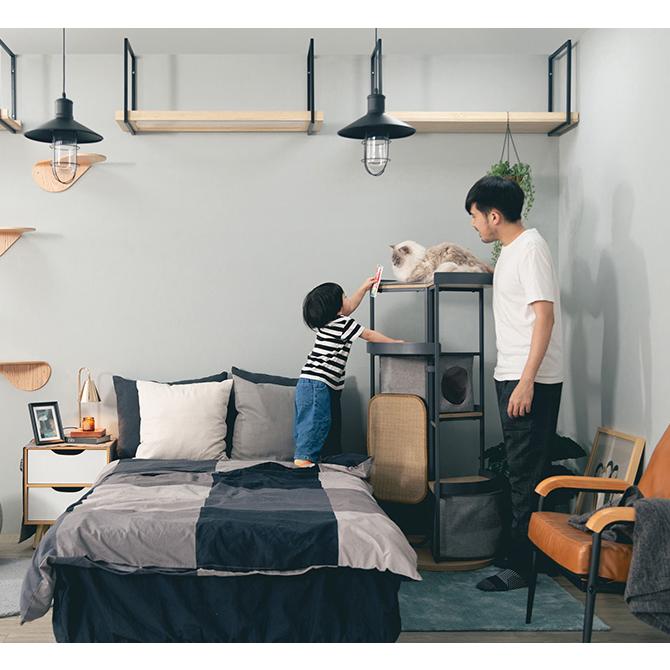 猫 キャットタワー 据え置き おしゃれ コンパクト MYZOO マイズー LOOP TOWER スパイラルキャットタワー : uminecco(ウミネッコ) - 通販 - Yahoo!ショッピング